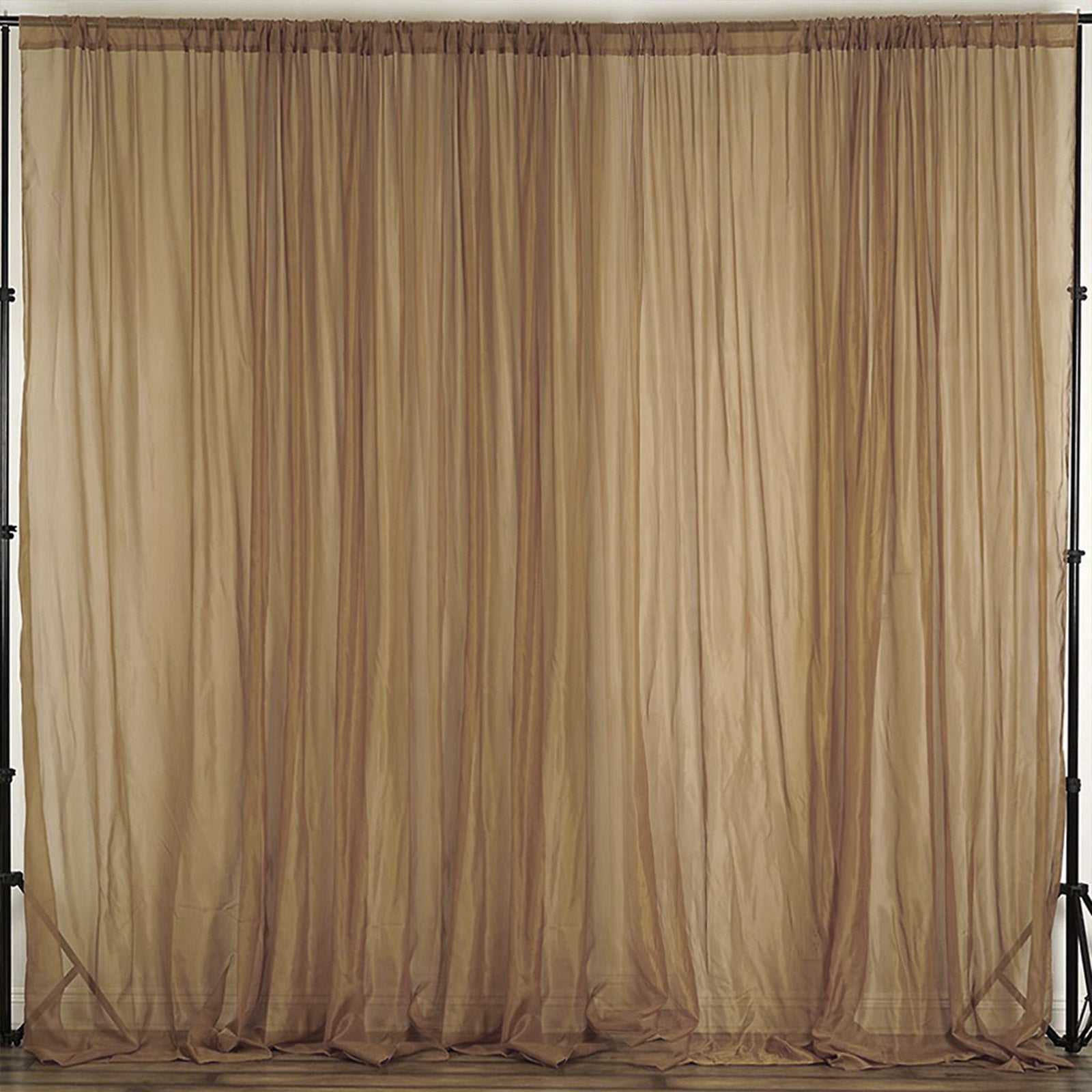 Efavormart 2 Pack | Gold Fire Retardant Sheer Organza Premium Curtain ... Efavormart 2 Pack | Gold Fire Retardant Sheer Organza Premium Curtain ...