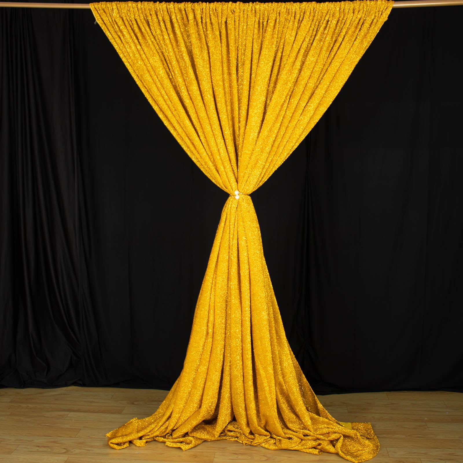 Efavormart 20ft x 10ft Gold Spandex Party Wedding Backdrop Photography ...