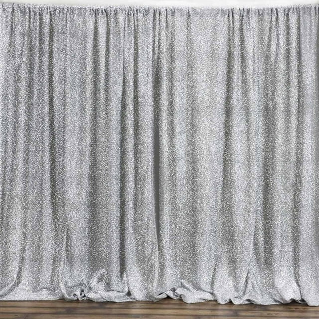 Efavormart 20ft x 10ft Silver Spandex Party Wedding Backdrop ...