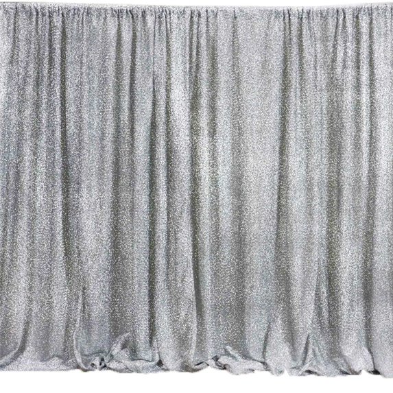 Efavormart 20ft x 10ft Silver Spandex Party Wedding Backdrop ...