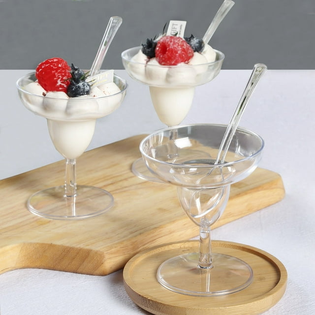 Efavormart 24 Pack | 2oz Crystal Clear Mini Plastic Margarita Glasses ...