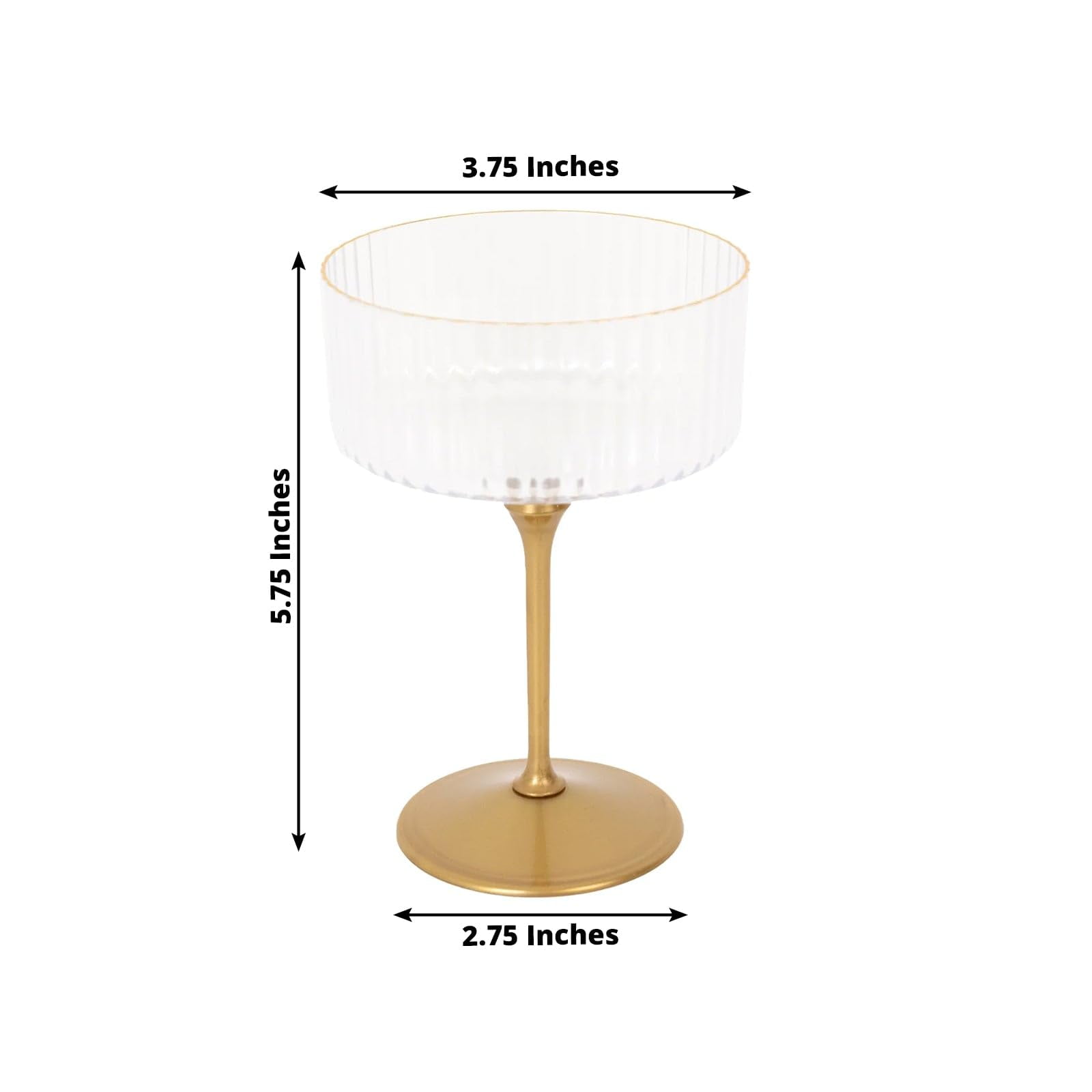 Efavormart 24-Pack Premium Disposable Cocktail Glasses – 10oz Clear ...
