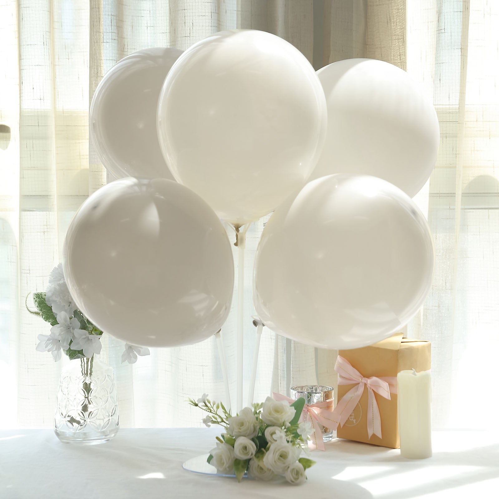 Efavormart 25 Pack | 12" Matte Pastel Beige Helium/Air Latex Party ...