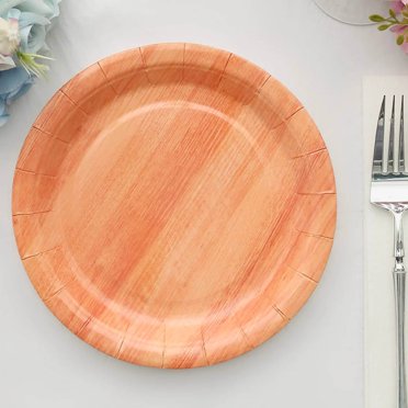 "Exquisite Premium Durable Red 9"" Paper Plates - Bulk Pack of 100 ...