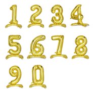 Efavormart 40" Shiny Metallic Gold Mylar Foil Helium/Air Number and ...