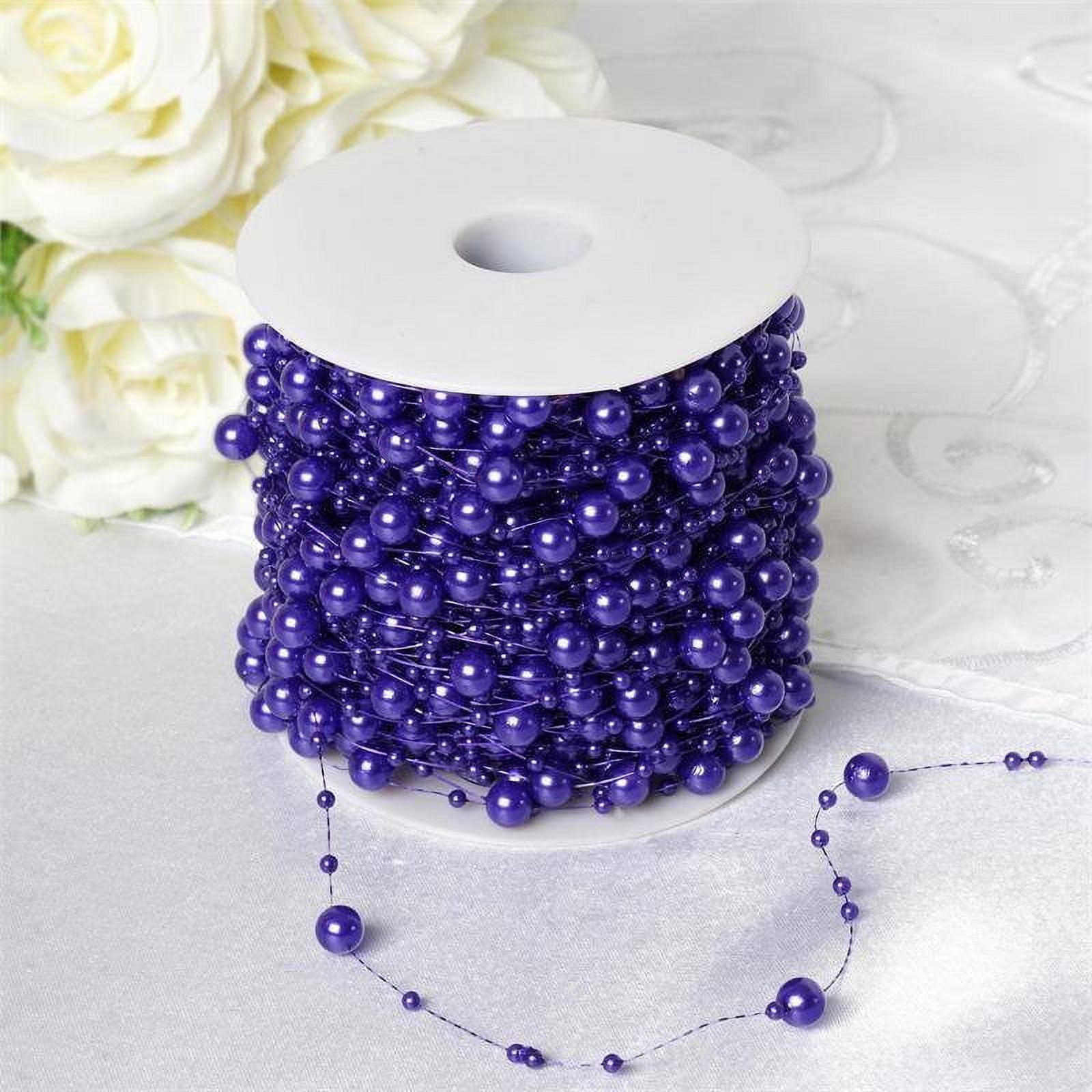 Efavormart 28ft Extravagant Pearl Explosion Garland Faux Pearl Beads ...