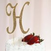 BalsaCircle Number 4 Cake Topper 4.5" Gold Rhinestone Personalized ...