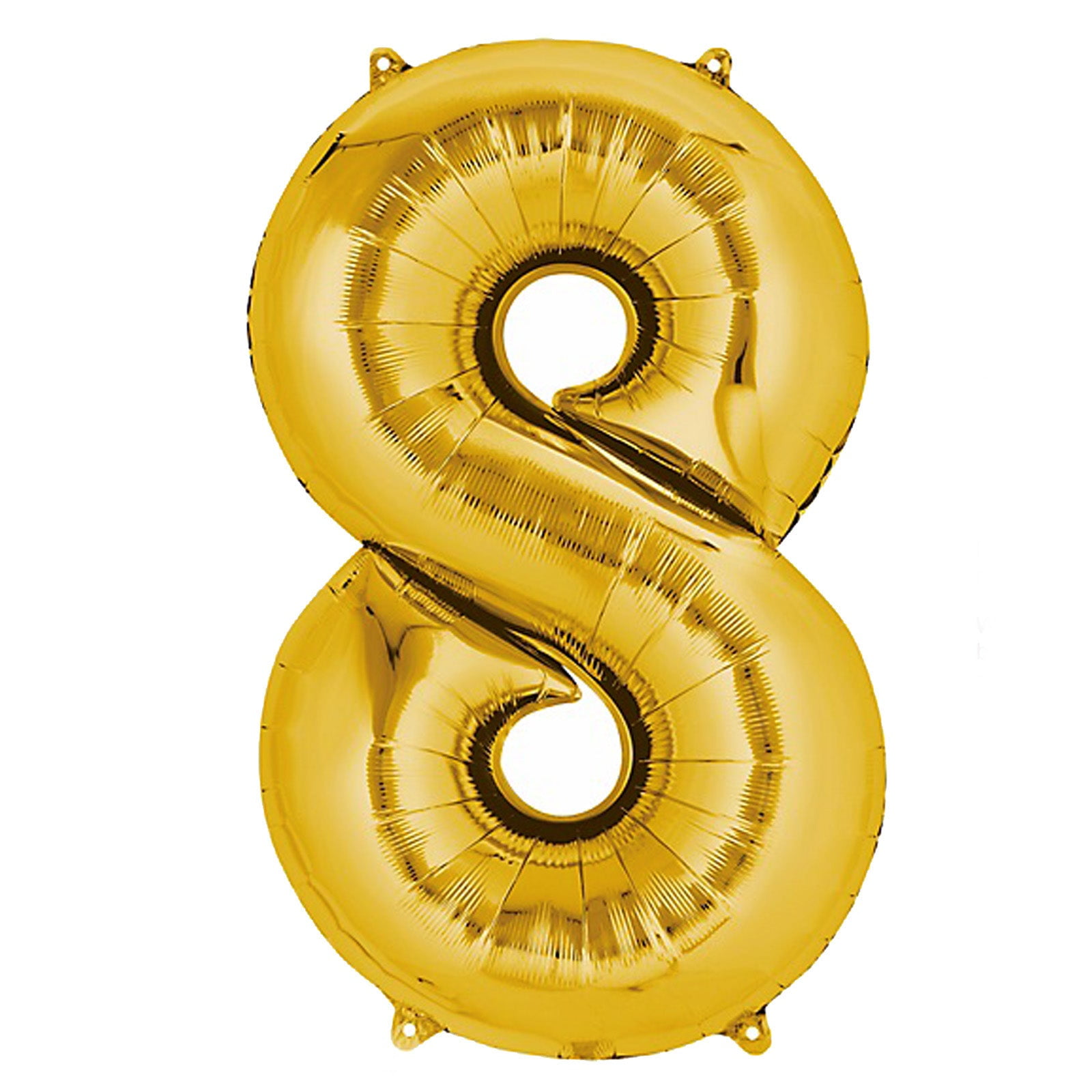 Efavormart 40" Shiny Metallic Gold Mylar Foil Helium/Air Number and ...