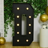 Efavormart 4ft Giant LED Marquee Letter "D", Black Pre-Cut Foam Board ...