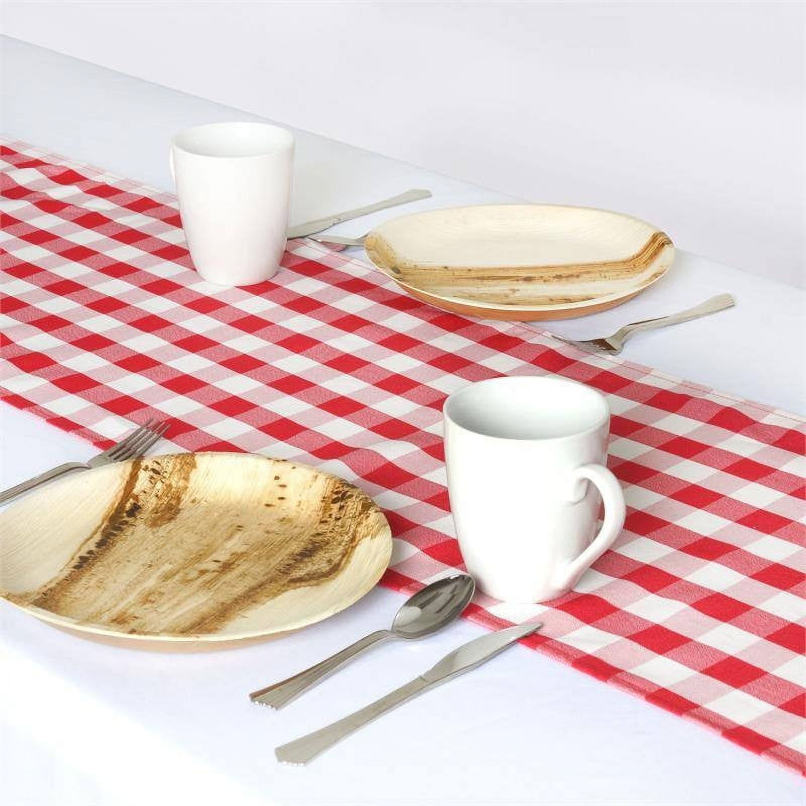 Efavormart 5 PCS Buffalo Plaid Table Runner | Red / White | Gingham ...