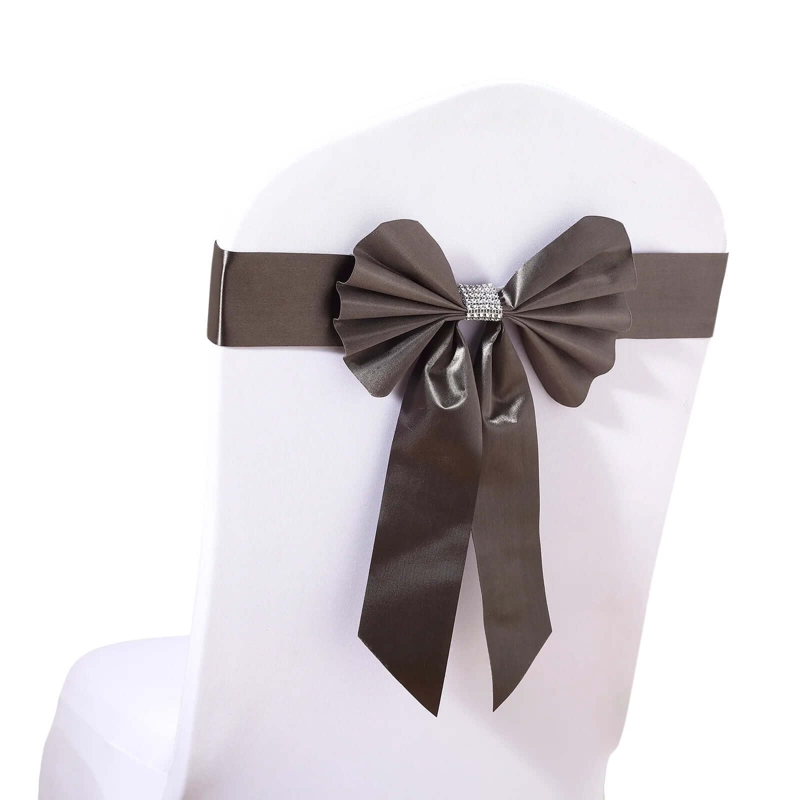 Efavormart 5 Pack Charcoal Grey Reversible Chair Sashes with Buckle ...