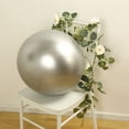 Efavormart 5 Pack Metallic Chrome Silver Biodegradable Balloons, Large ...