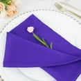 Efavormart 5 Pack | Purple 200 GSM Premium Polyester Dinner Napkins ...