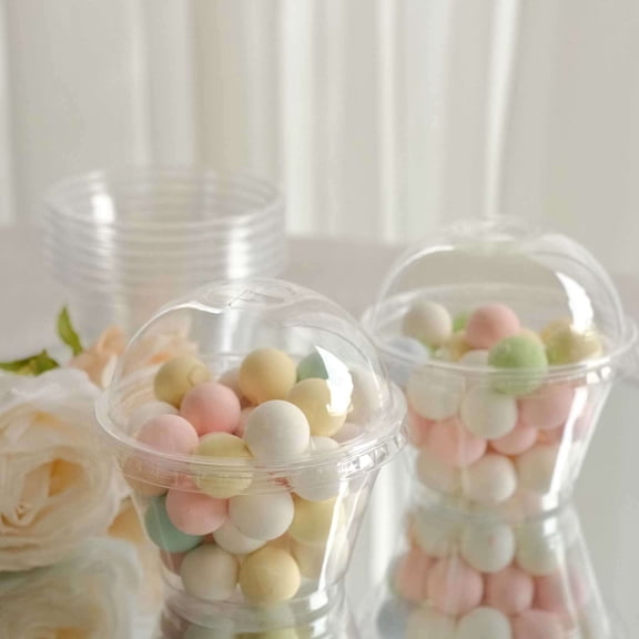 Plastic Dessert Cups Lids