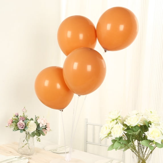 Efavormart 50 Pack Matte Pastel Caramel Biodegradable Balloons, Round ...