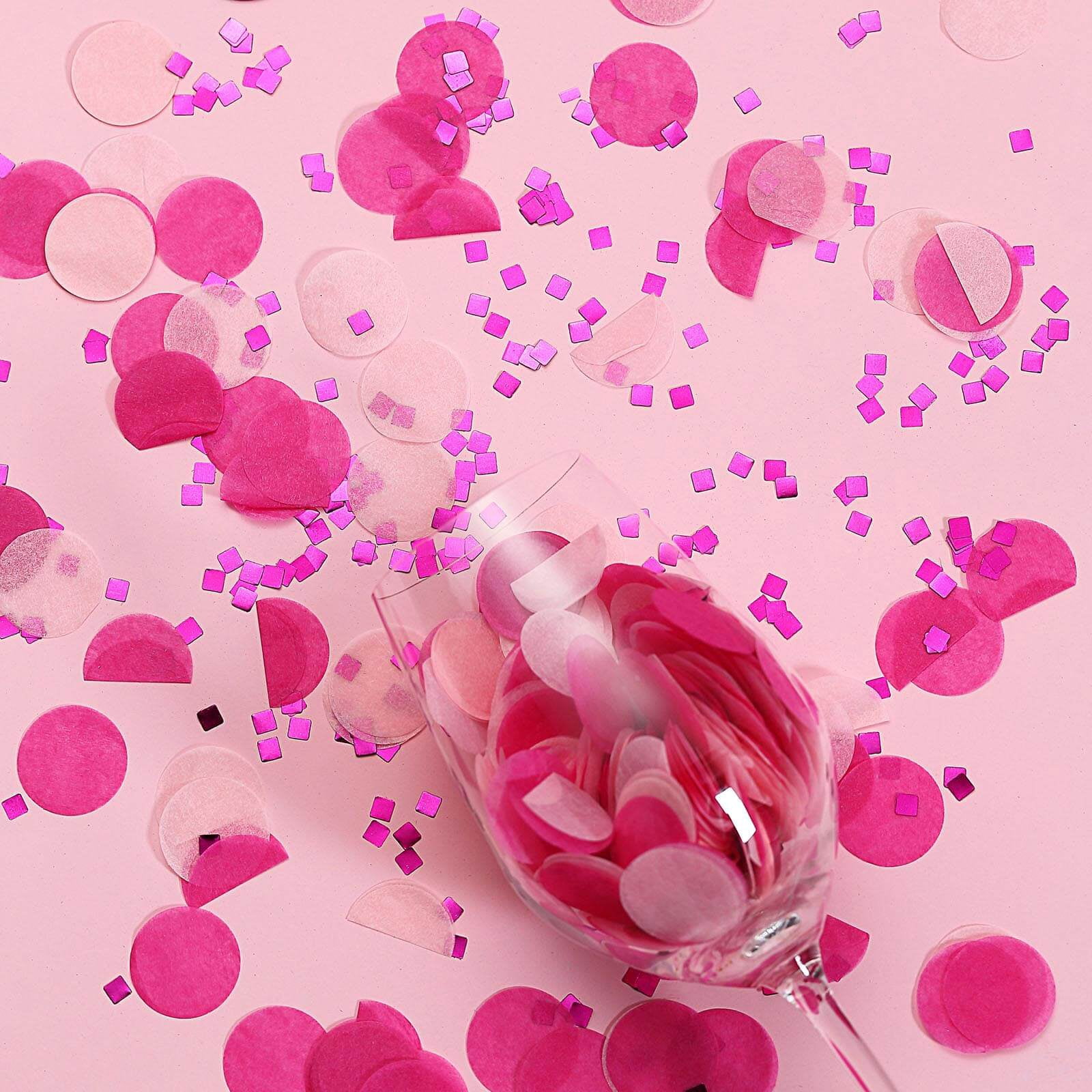Efavormart 54 Grams Round Paper & Foil Metallic Table Confetti Dots ...