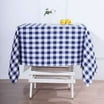 BalsaCircle 54" x 54" Square Gingham Checkered Polyester Tablecloth ...