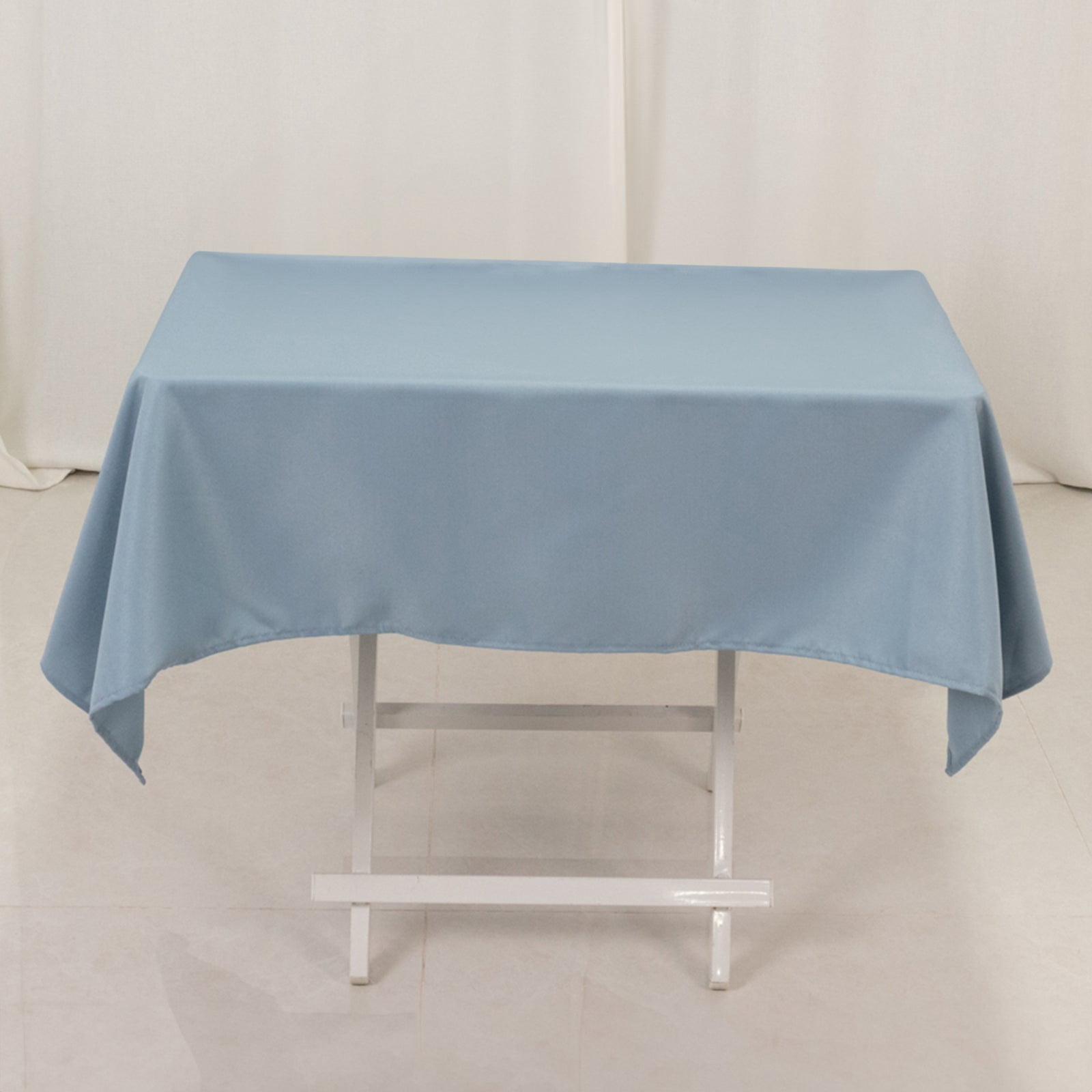 Efavormart 54" x 54" Dusty Blue 200 GSM Wrinkle / Stain Resistant ...