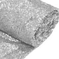 Efavormart 54"x4 Yards Silver Premium Sequin Fabric Bolt, Sparkly DIY ...