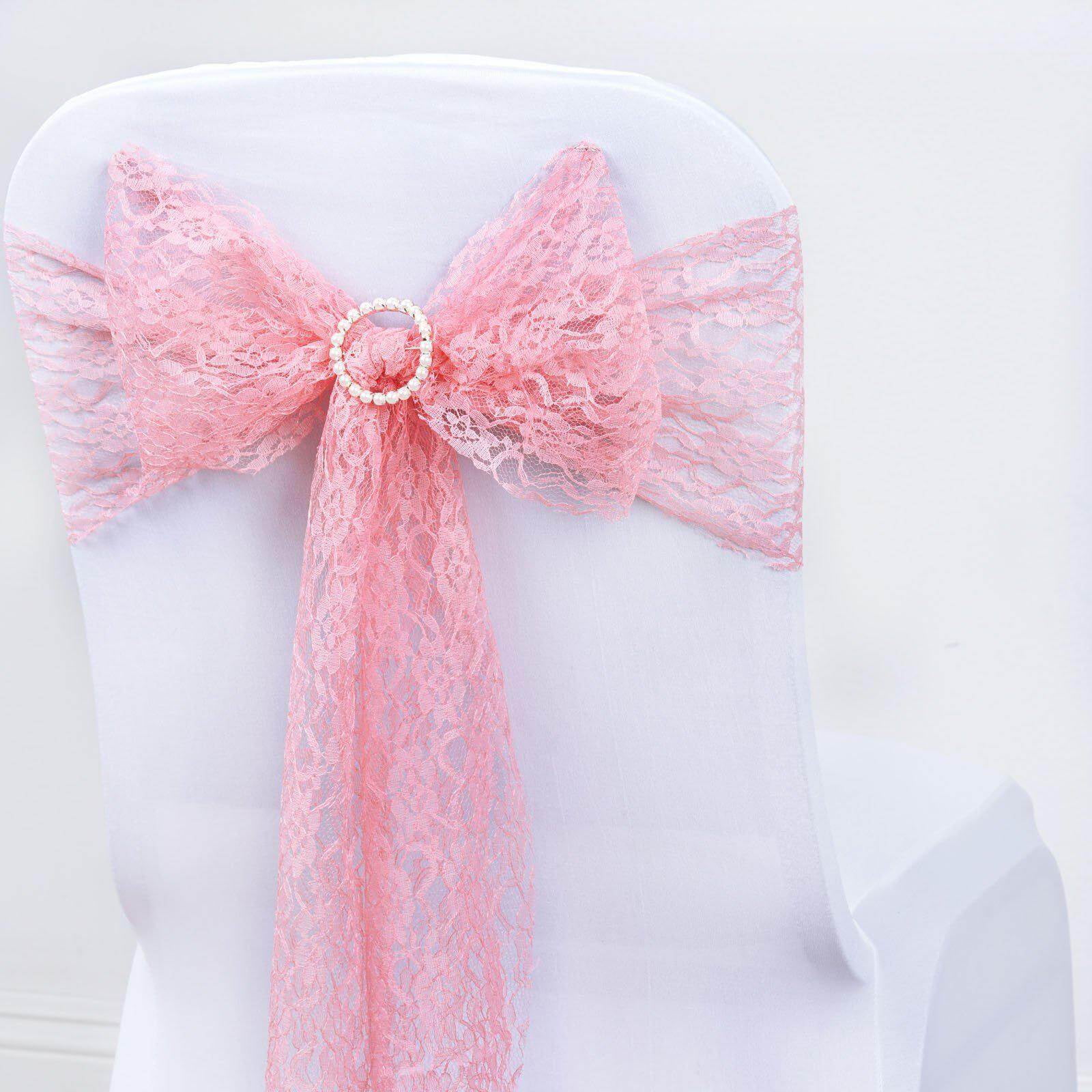 Efavormart 5pc x JOLLY GOOD Lace Chair Sashes for Wedding Events ...