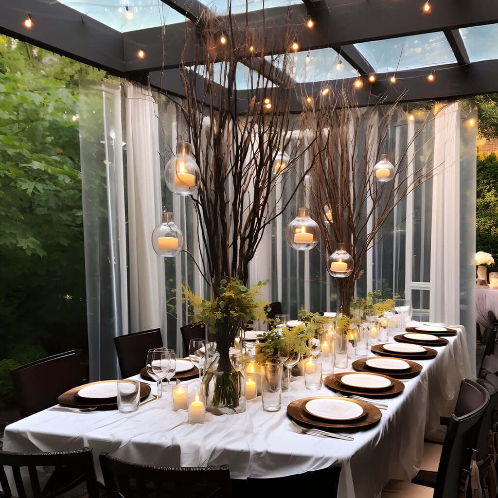 Efavormart 6 Pack Natural Decorative Birch Tree Branches, Extra Long ...