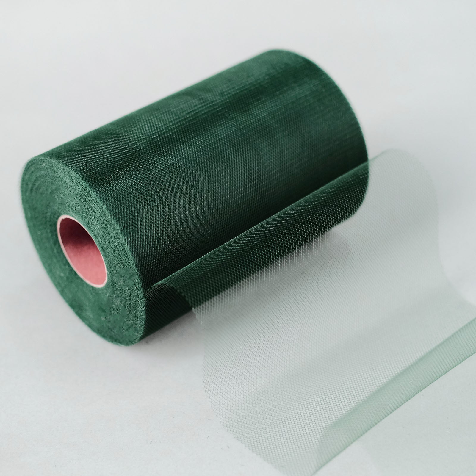 Efavormart 6"x100 Yards Hunter Emerald Green Tulle Fabric Bolt, Sheer ...
