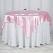 "Efavormart 90x132"" White Polyester Tablecloth Fabric for Wedding ...