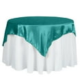 Efavormart 60" SATIN Square Tablecloth Overlay For Wedding Catering ...