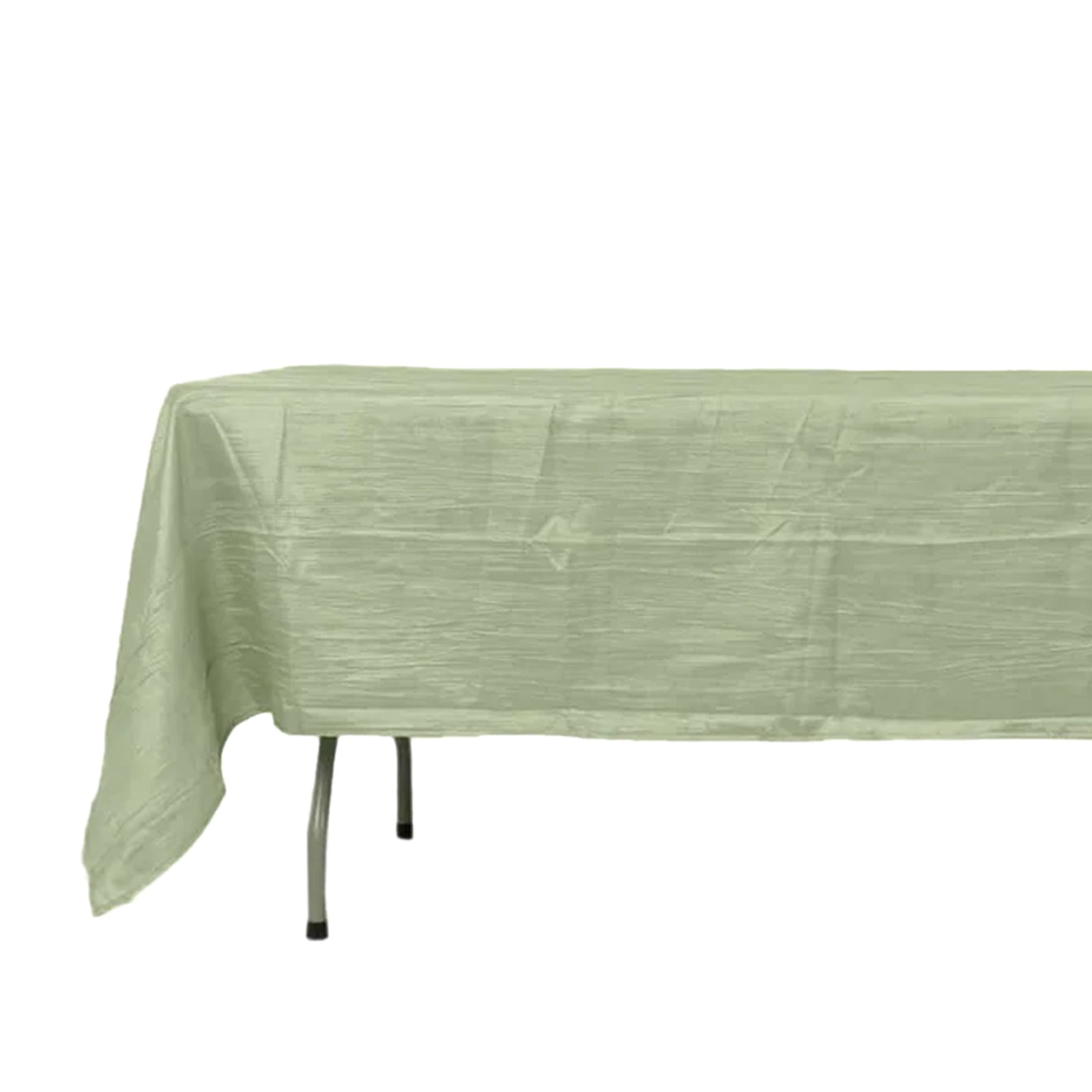 Efavormart 60" X 102" - Sage Green Accordion Crinkle Taffeta ...