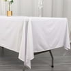 Efavormart 108" Premium Beige Faux Linen Tablecloth | Slubby Textured ...
