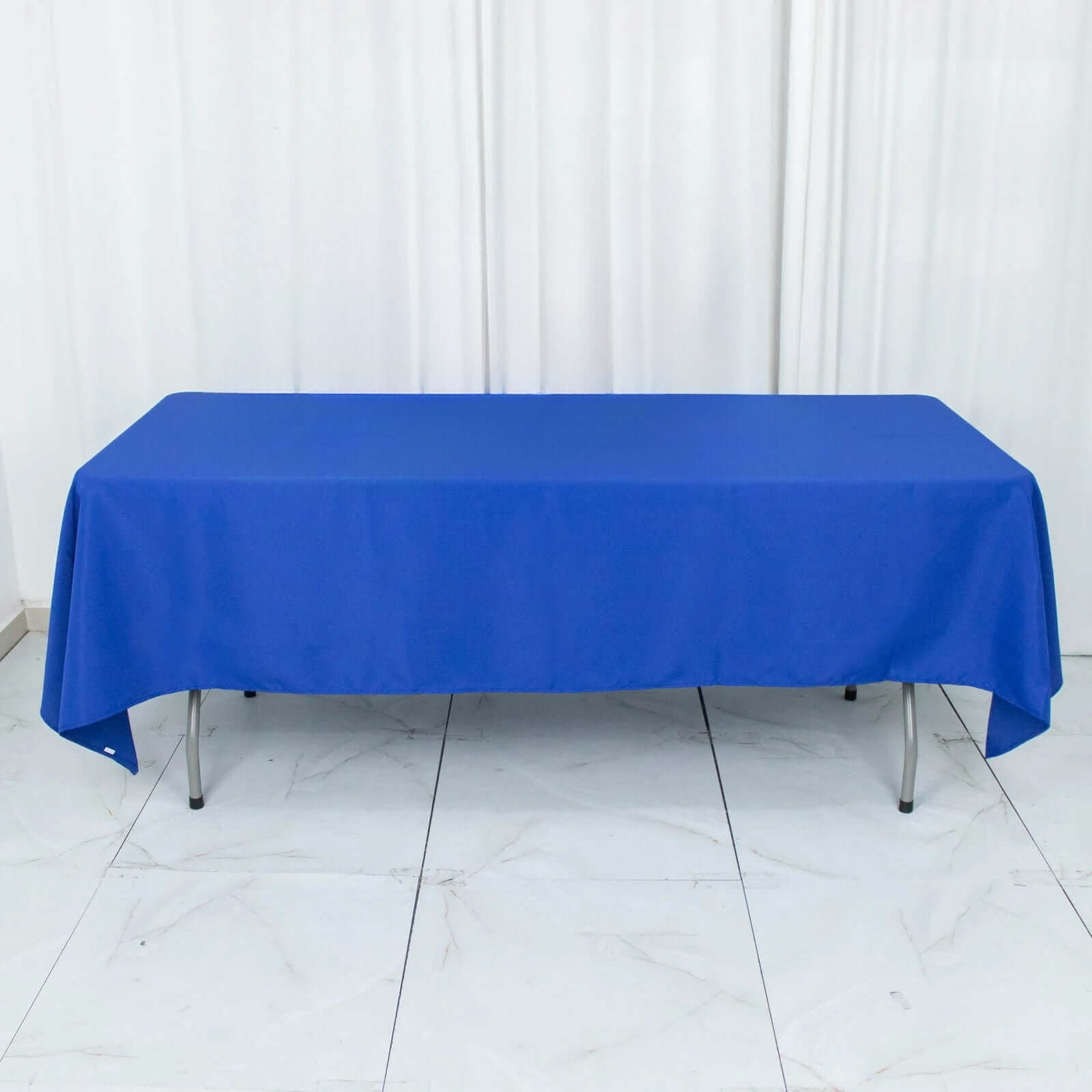 Efavormart 60x102" Seamless Premium Royal Blue 200 GSM Linens Polyester ...