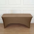 Efavormart 6FT Rectangular Stretch Spandex Tablecloth for Wedding ...
