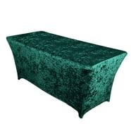 Efavormart 8FT Rectangular Stretch Spandex Tablecloth for Wedding ...