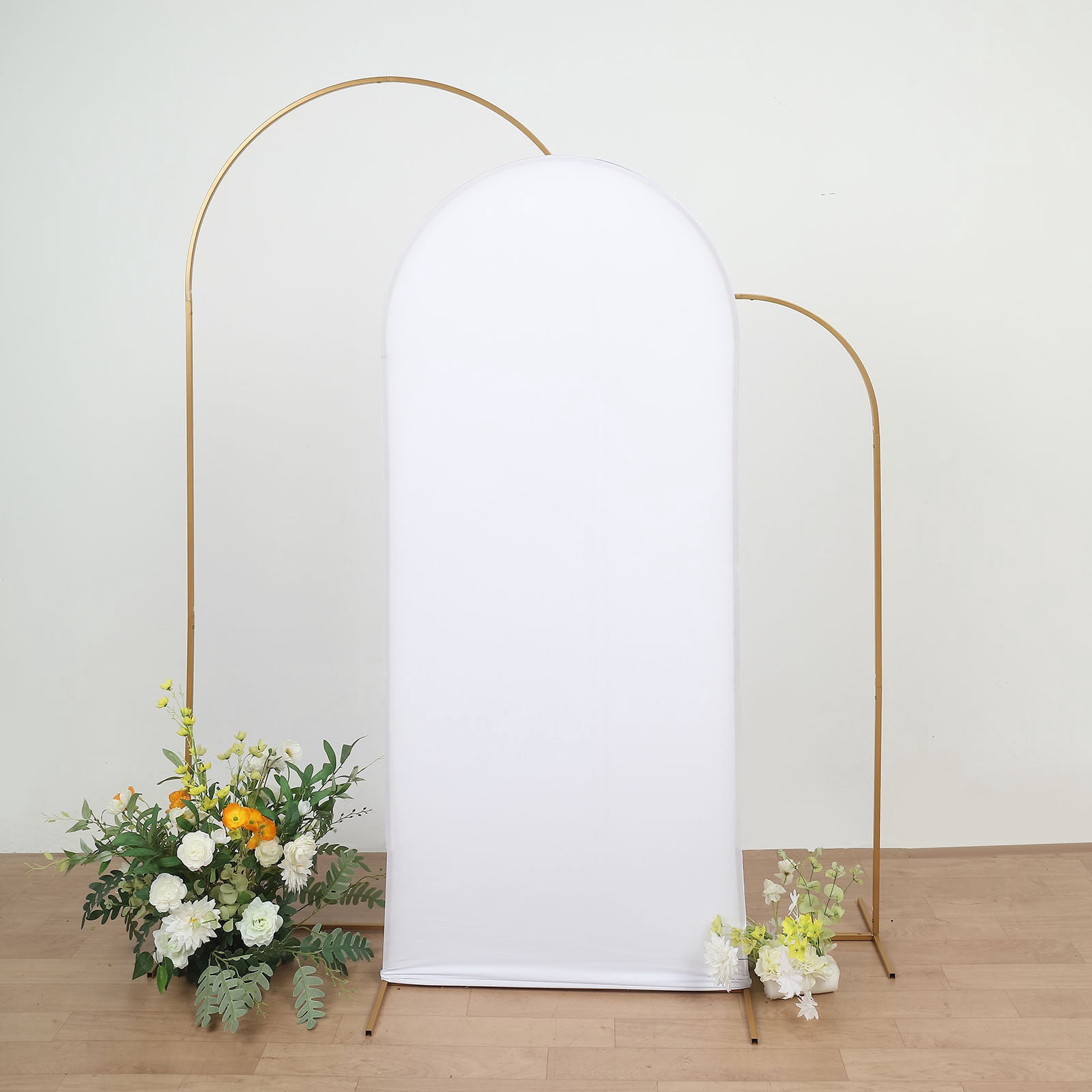 Efavormart 6ft Round Top Backdrop Stand Cover, Double-Sided Spandex ...
