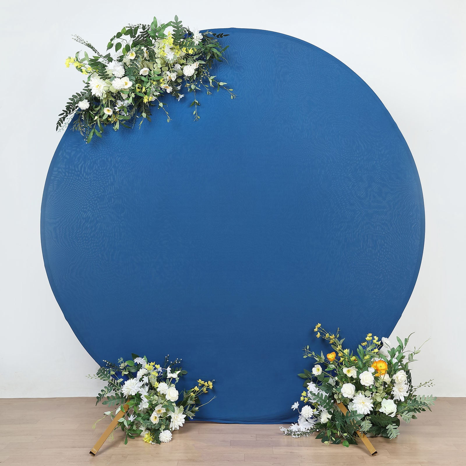 Efavormart 7.5ft Matte Royal Blue Round Spandex Fit Wedding Arch ...