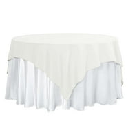Efavormart 60" SATIN Square Tablecloth Overlay For Wedding Catering ...