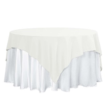 Efavormart 60" SATIN Square Tablecloth Overlay For Wedding Catering ...