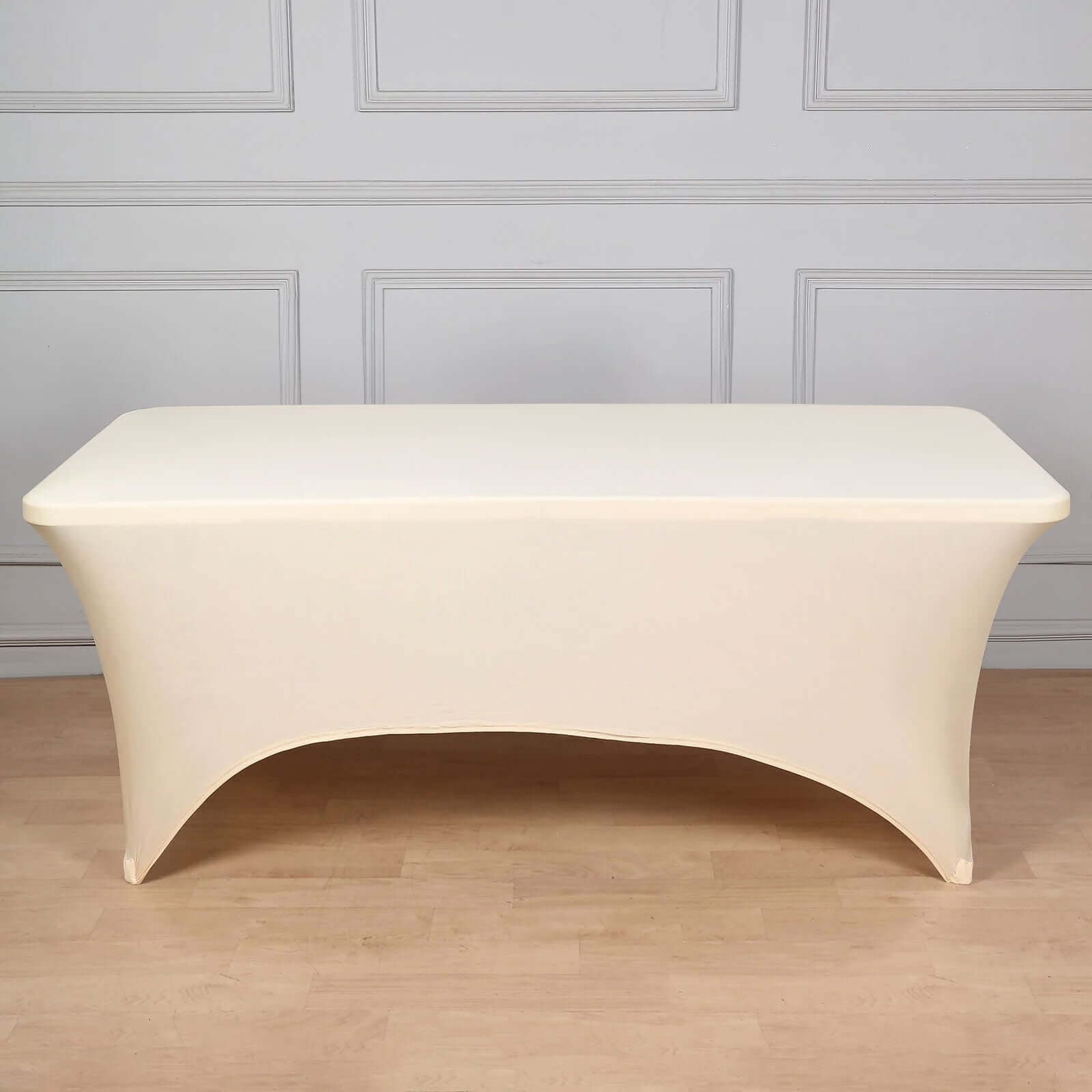 Efavormart 8FT Rectangular Stretch Spandex Tablecloth for Wedding ...