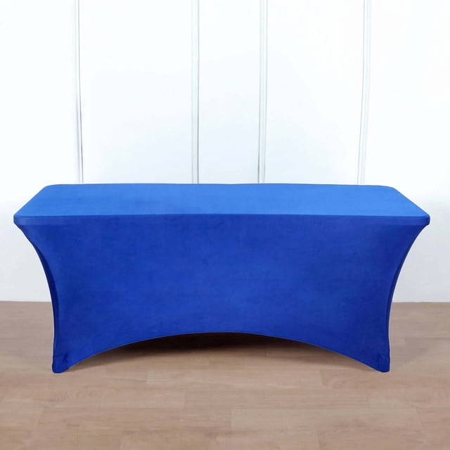 Efavormart 8FT Rectangular Stretch Spandex Tablecloth for Wedding ...
