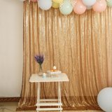 Efavormart 8ft Gold Sequin Photo Booth Backdrop Photography Backdrop ...