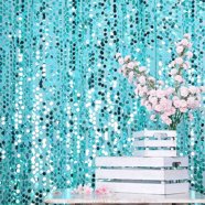 Efavormart 8ft Black Sequin Photo Booth Backdrop Photography Backdrop ...