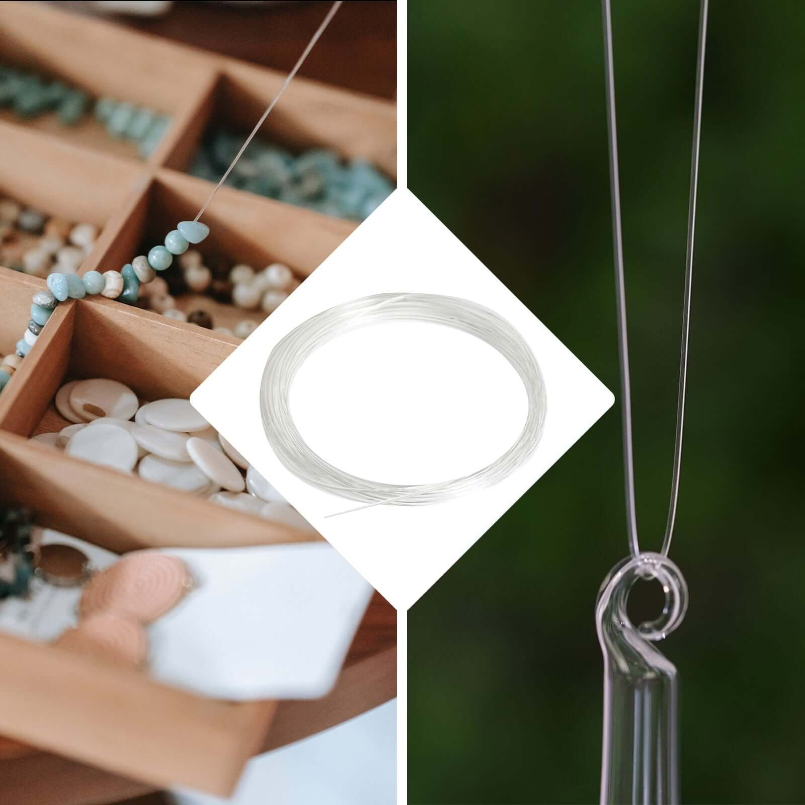 Efavormart 9 FT Clear Plastic Craft Wire, Invisible Hanging Wire for ...