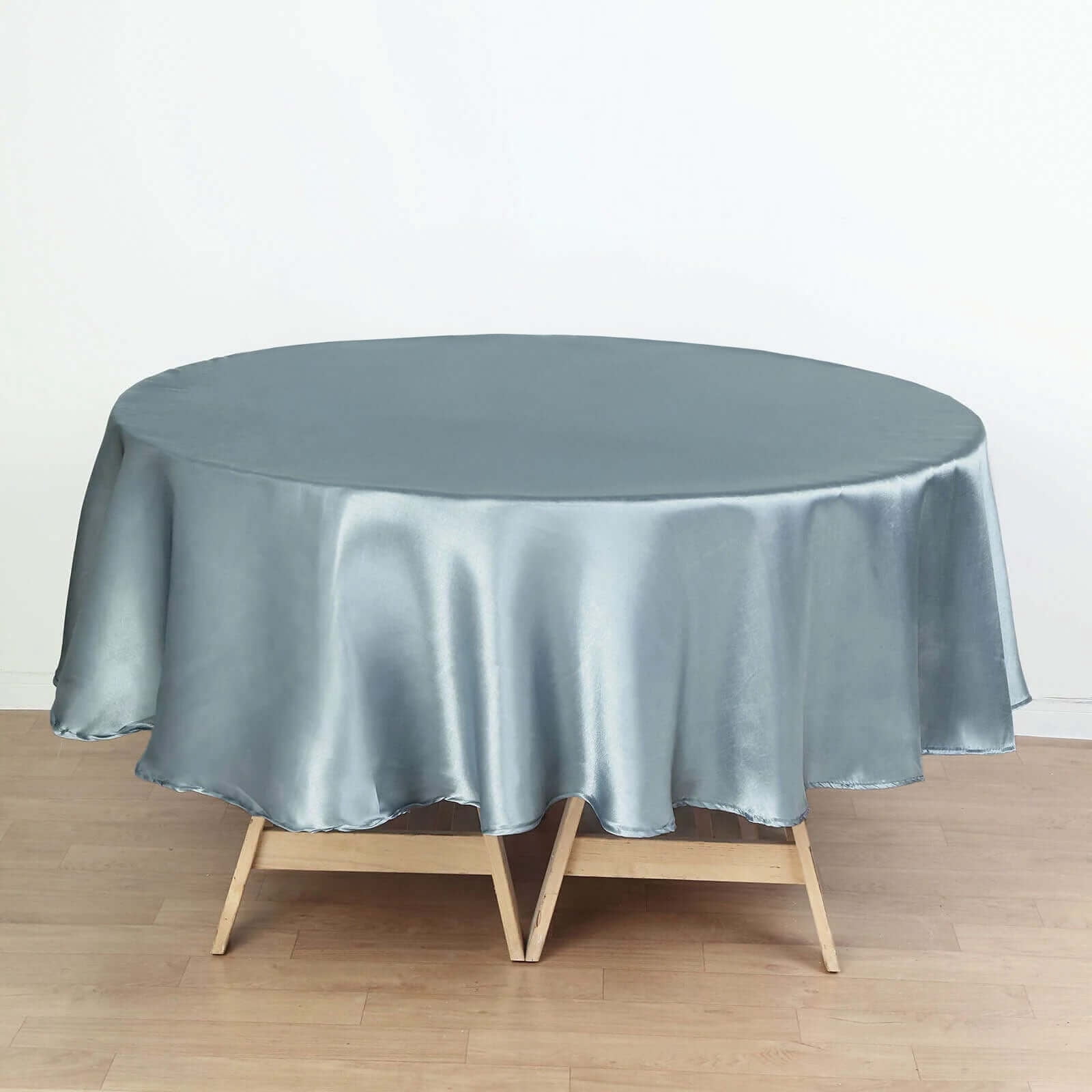 Efavormart 90 Inch Satin Round Tablecloth, Washable Linen Table Cover ...