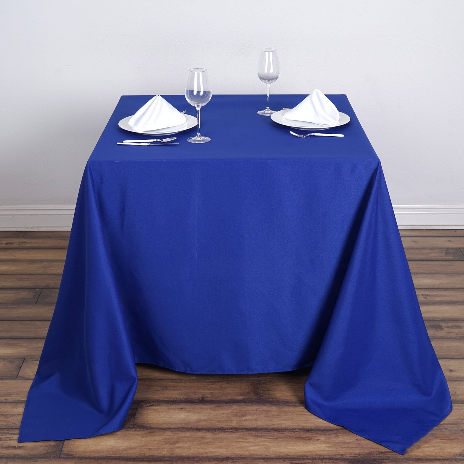 Efavormart 90" ROYAL BLUE Wholesale Linens Polyester Square Linen ...