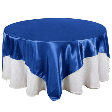 Efavormart 60" SATIN Square Tablecloth Overlay For Wedding Catering ...