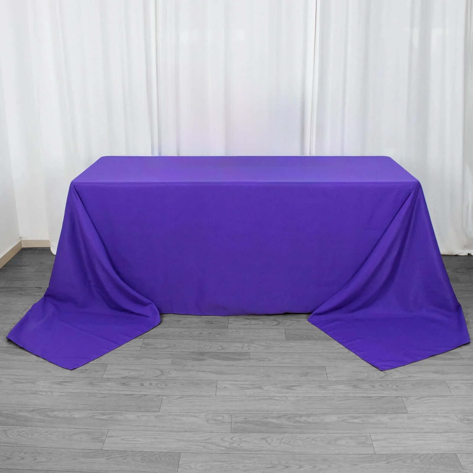 Efavormart 90"X156" Purple 200 GSM Seamless Premium Polyester ...