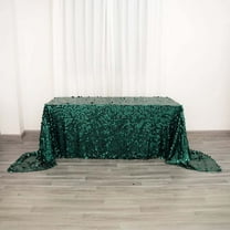 BalsaCircle 90" x 156" Big Payette Sequin Tablecloth Gold - Walmart.com
