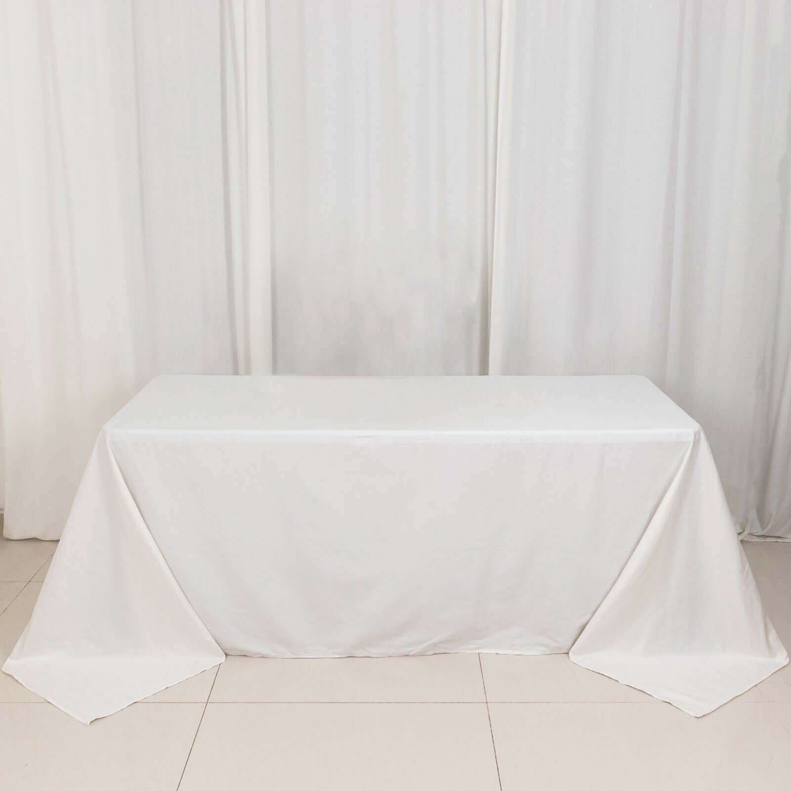 Efavormart 90x132" Rectangle Tablelinens Commercial grade 100% Cotton ...