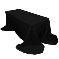Efavormart 90x156" WHITE Wholesale Rectangle Polyester Tablecloth Linen ...
