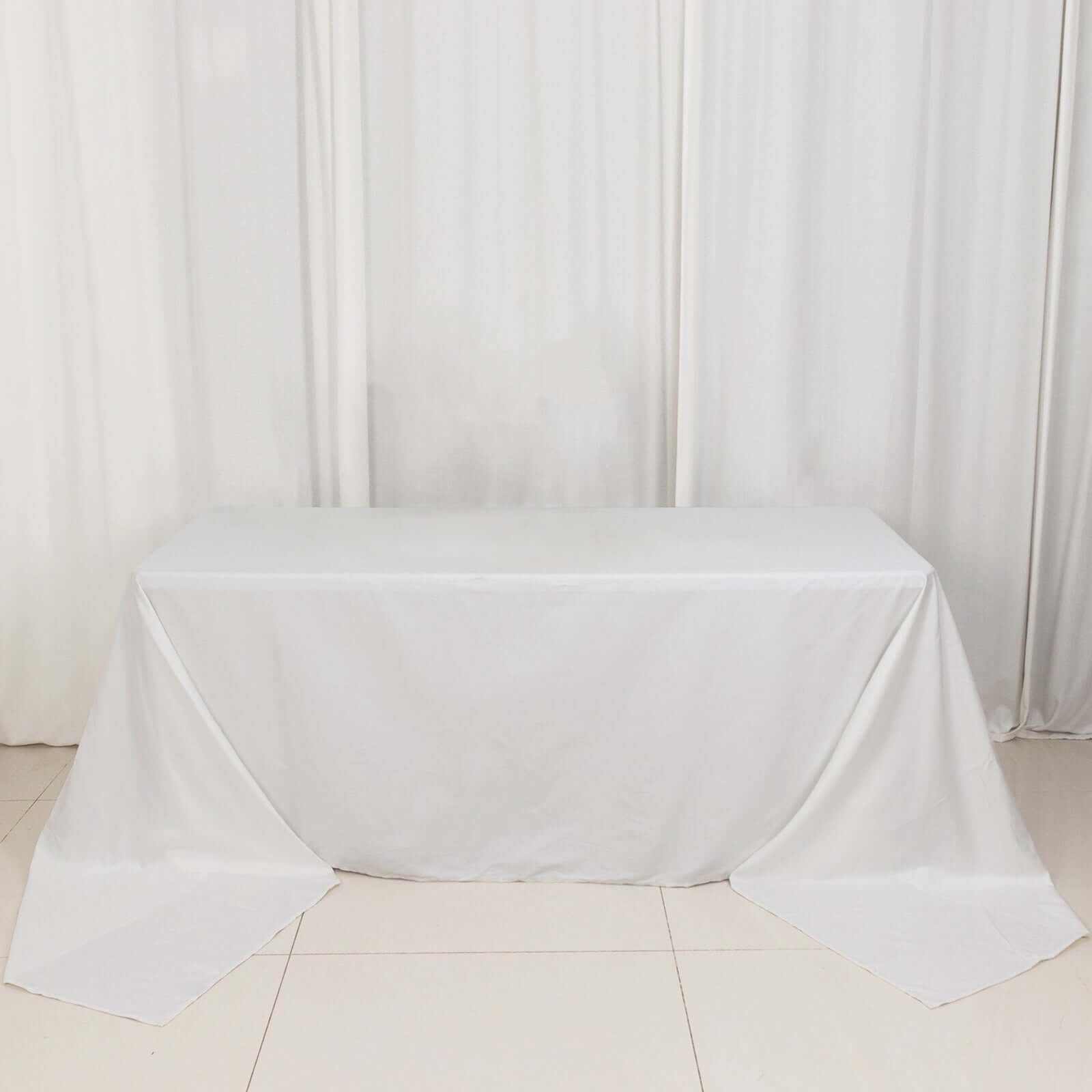 Efavormart 90x156" Rectangle Tablelinens Commercial grade 100% Cotton ...